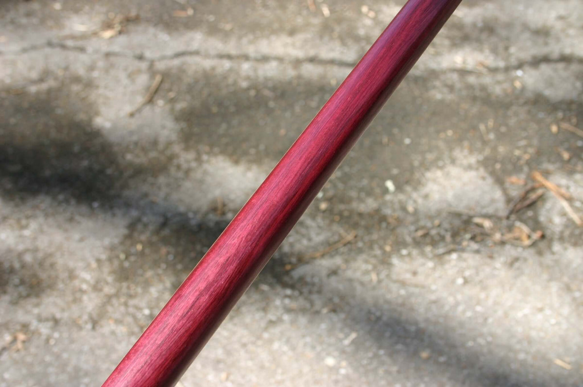 Purpleheart Bo Staff 72" 1,3/16" thickness. Tapered.