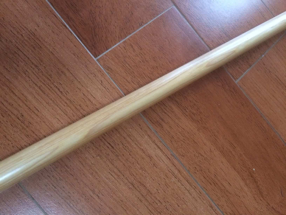 Hickory 60" Bo Staff. 1" Solid Hardwood. Long Jo staff For Martial Arts ...